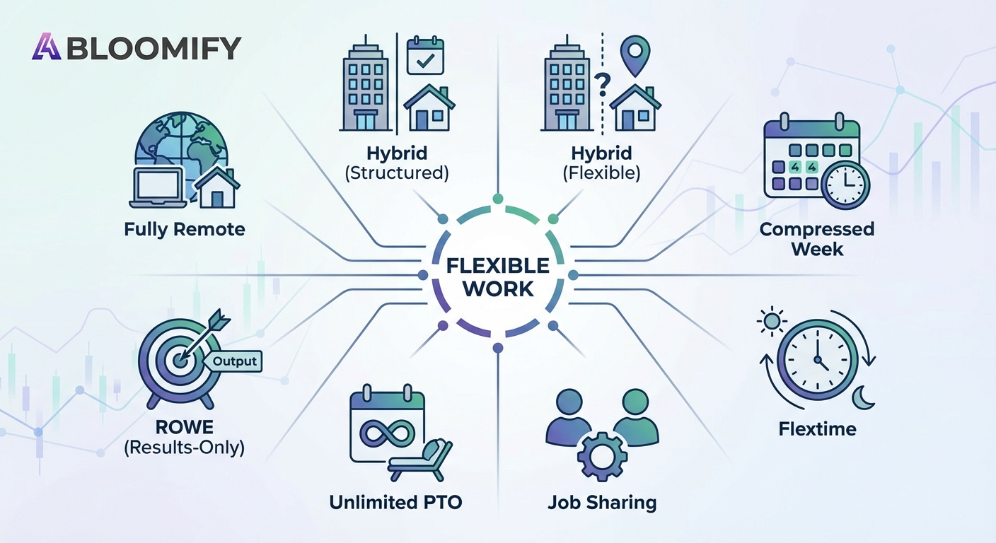 8 Types of Flexible Work Arrangements: A Data-Driven Guide with ...